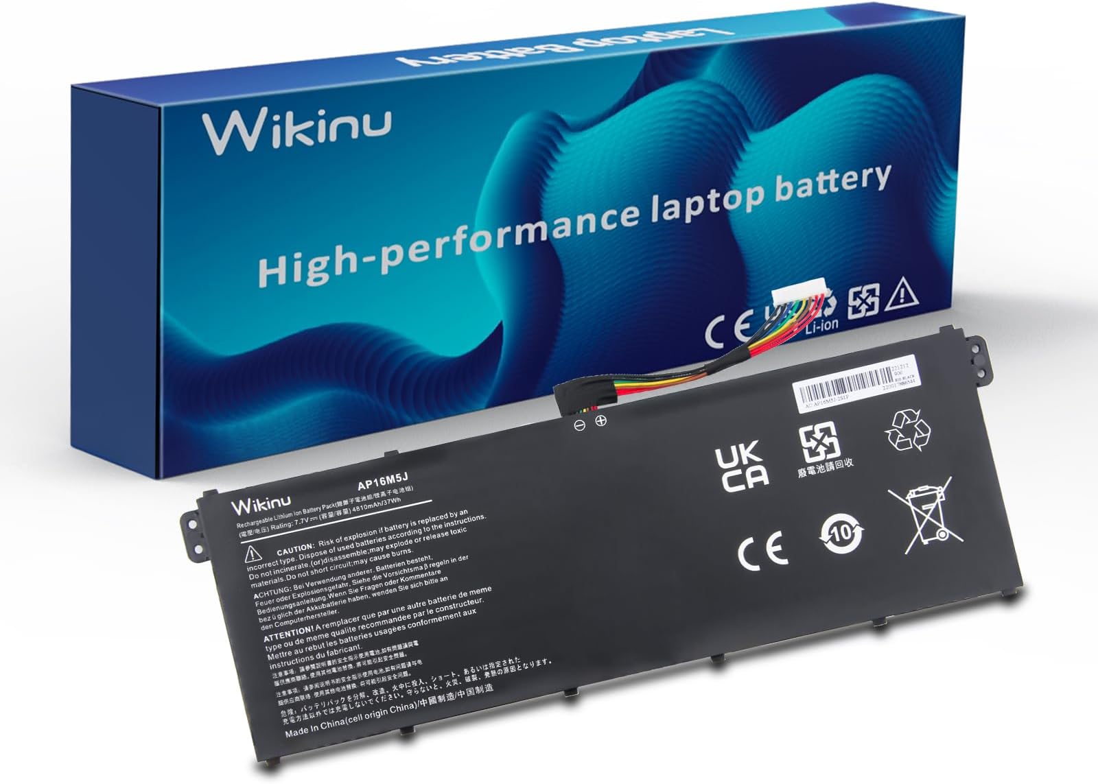 Wikinu AP16M5J Laptop Battery for Acer Aspire 1 A114-31 A114-32 3 A314 ...
