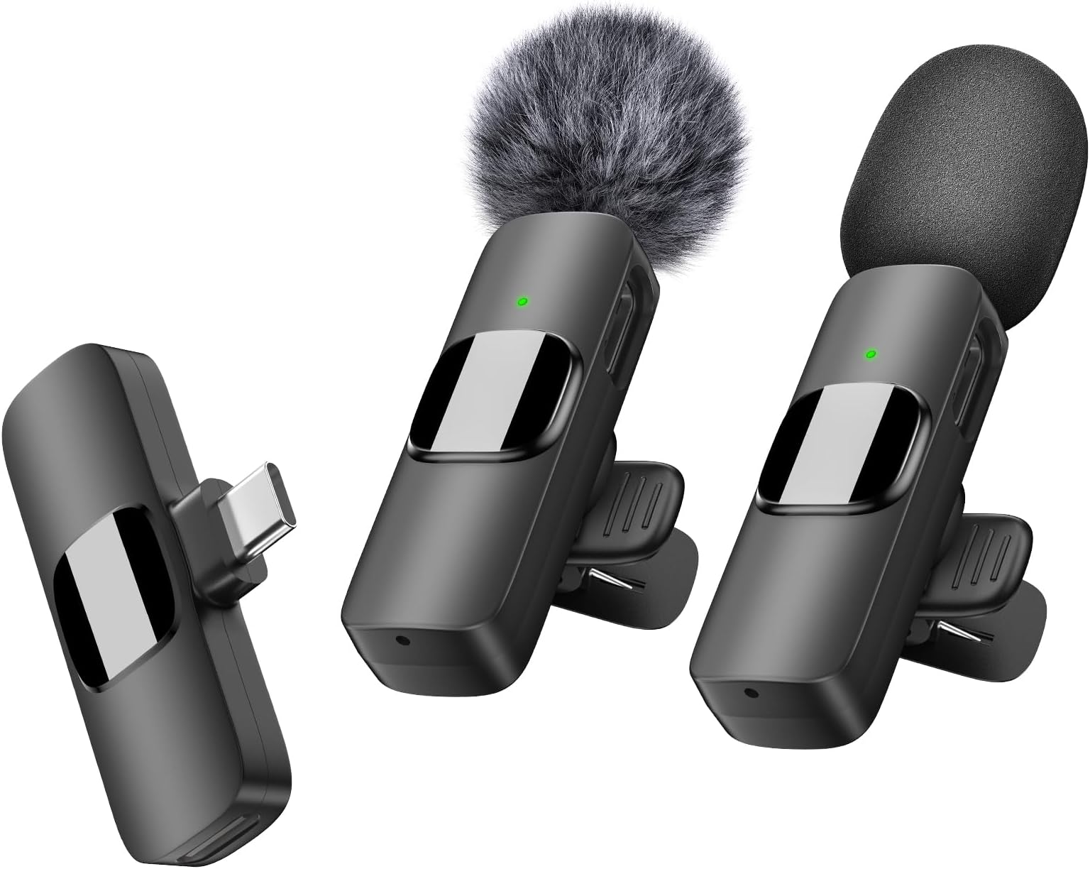 Amazon.com: HMKCH Wireless Lavalier Microphone for iPhone - Android ...