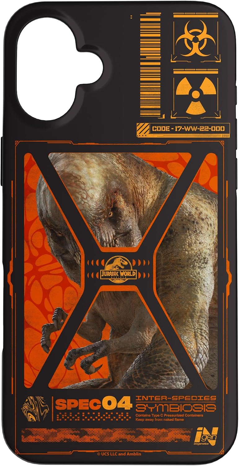 Jurassic World Rebirth Distortus Rex Containment Coque pour iPhone 16 ...