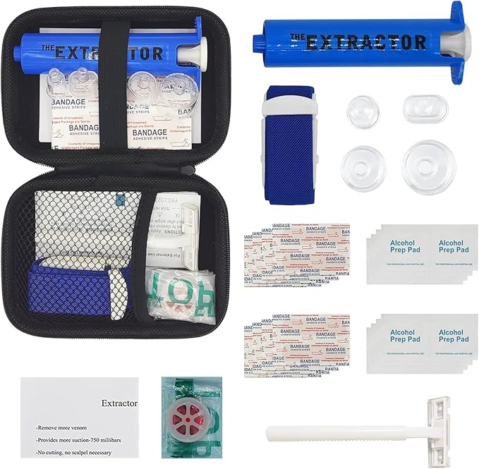Amazon.com: Snake Bite Kit for Humans,Rattlesnake Bite Kit,Bee Sting ...