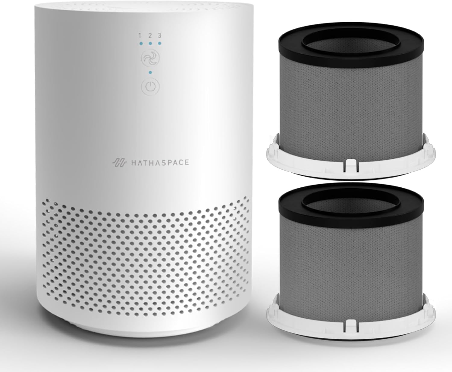 Amazon.com: HATHASPACE Harmony 200 Air Purifier & 2 pack Compatible H13 ...