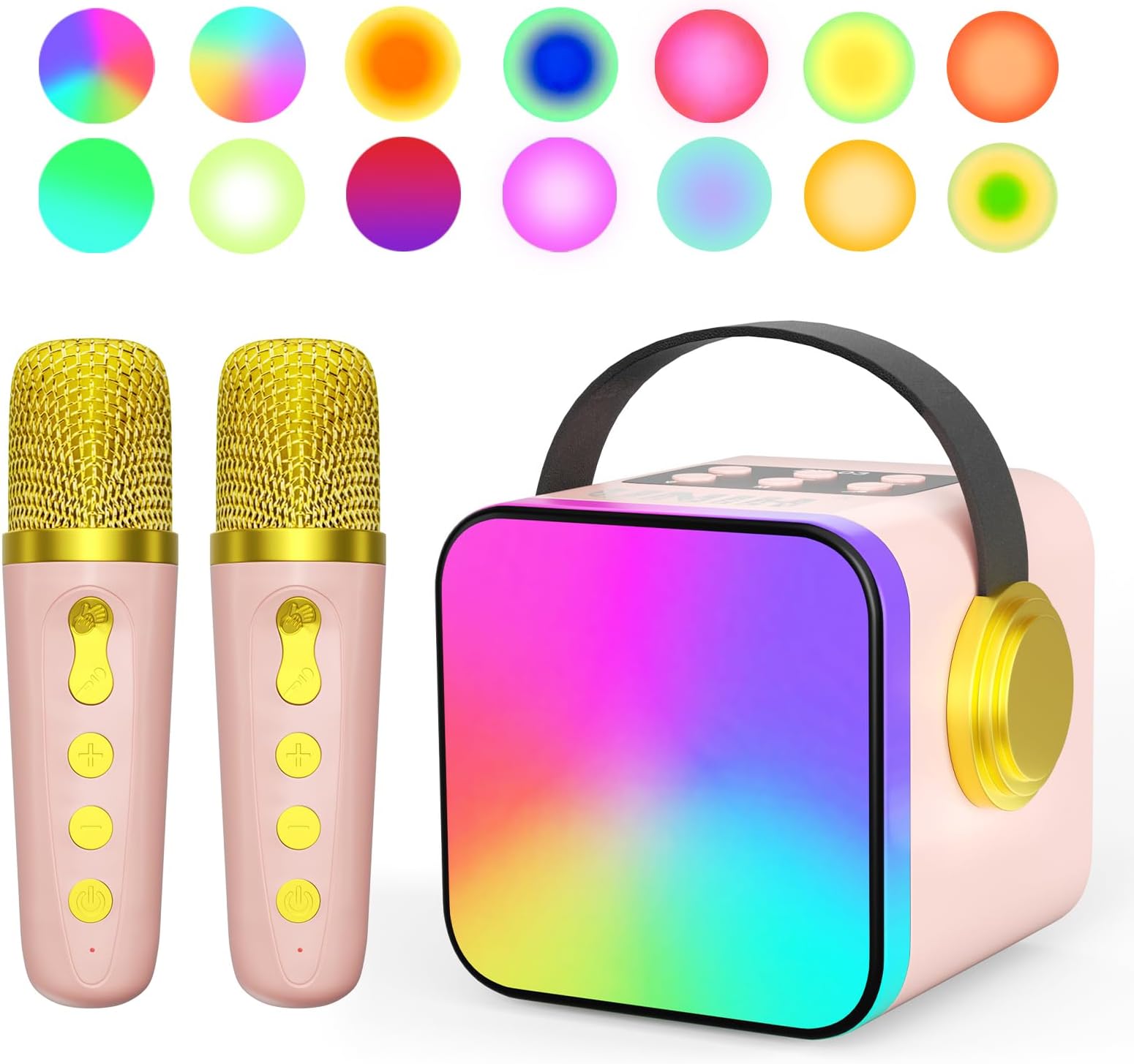 Amazon.com: UNIH Mini Karaoke Machine for Kids Adults,Portable ...