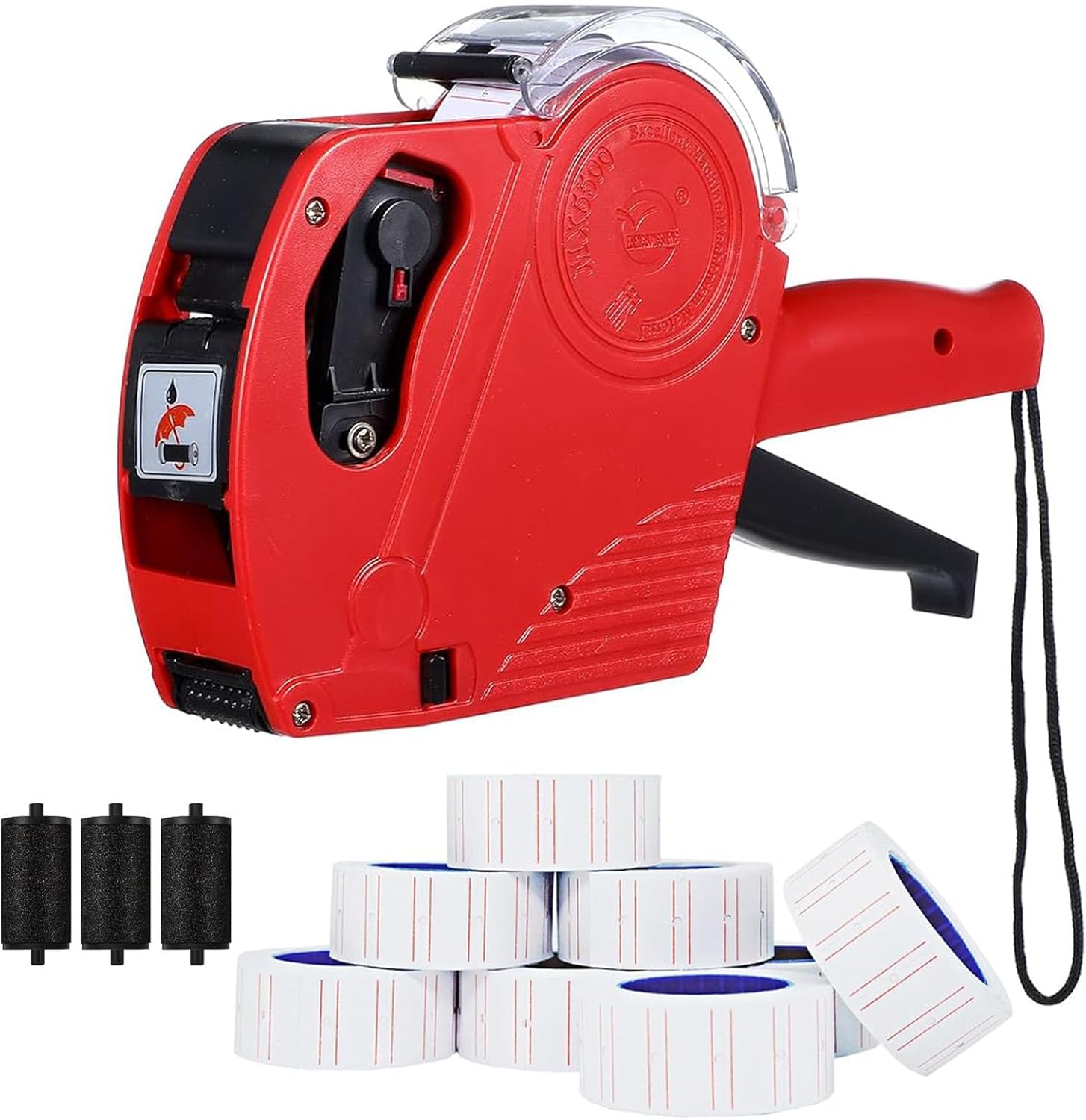 8 Digits Price Tag Gun, Price Label Maker with 5000 Blank Sticker ...