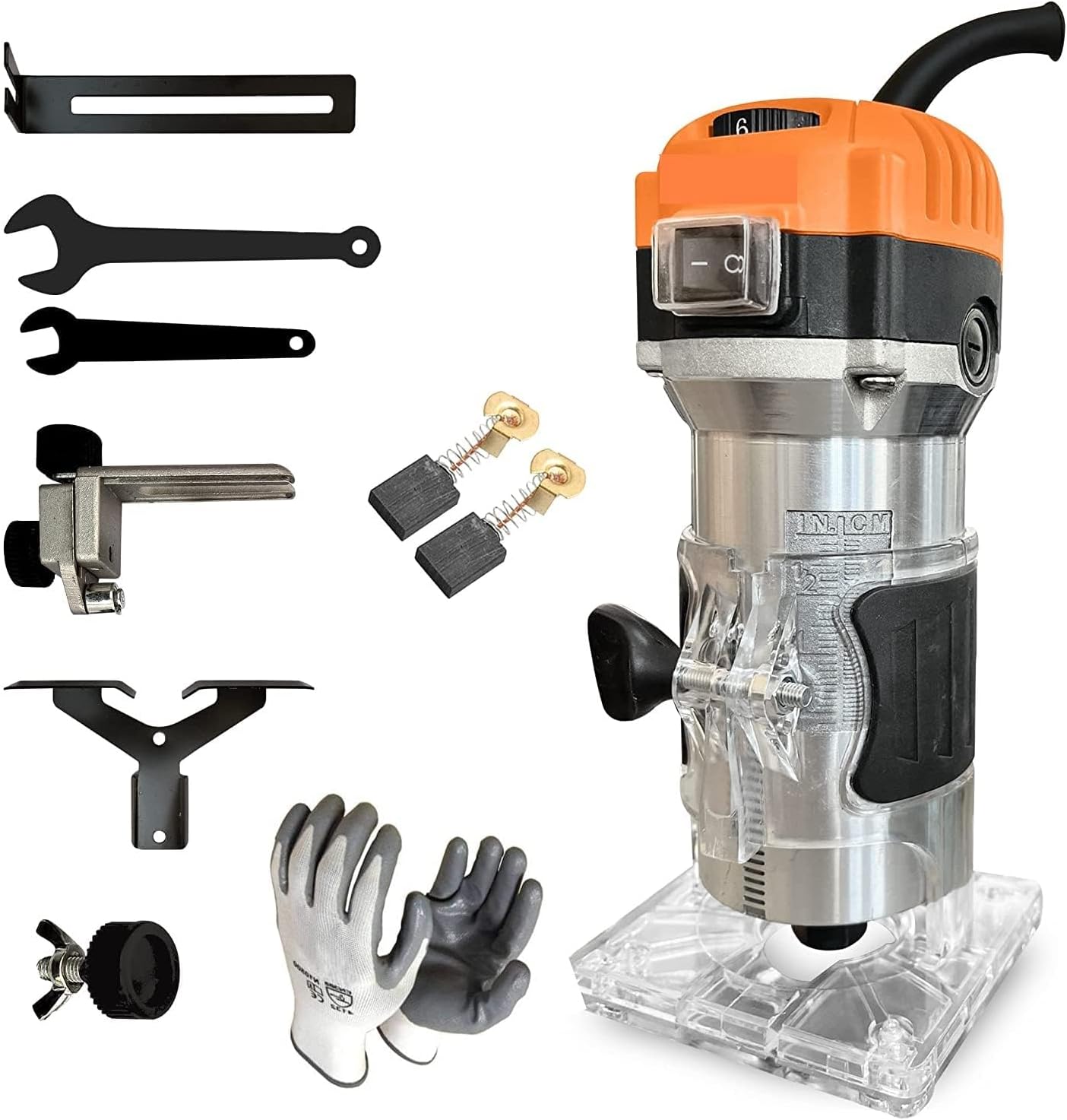 Dongcheng Trimmer Machine with 12-Pieces Different Shaped Router ...