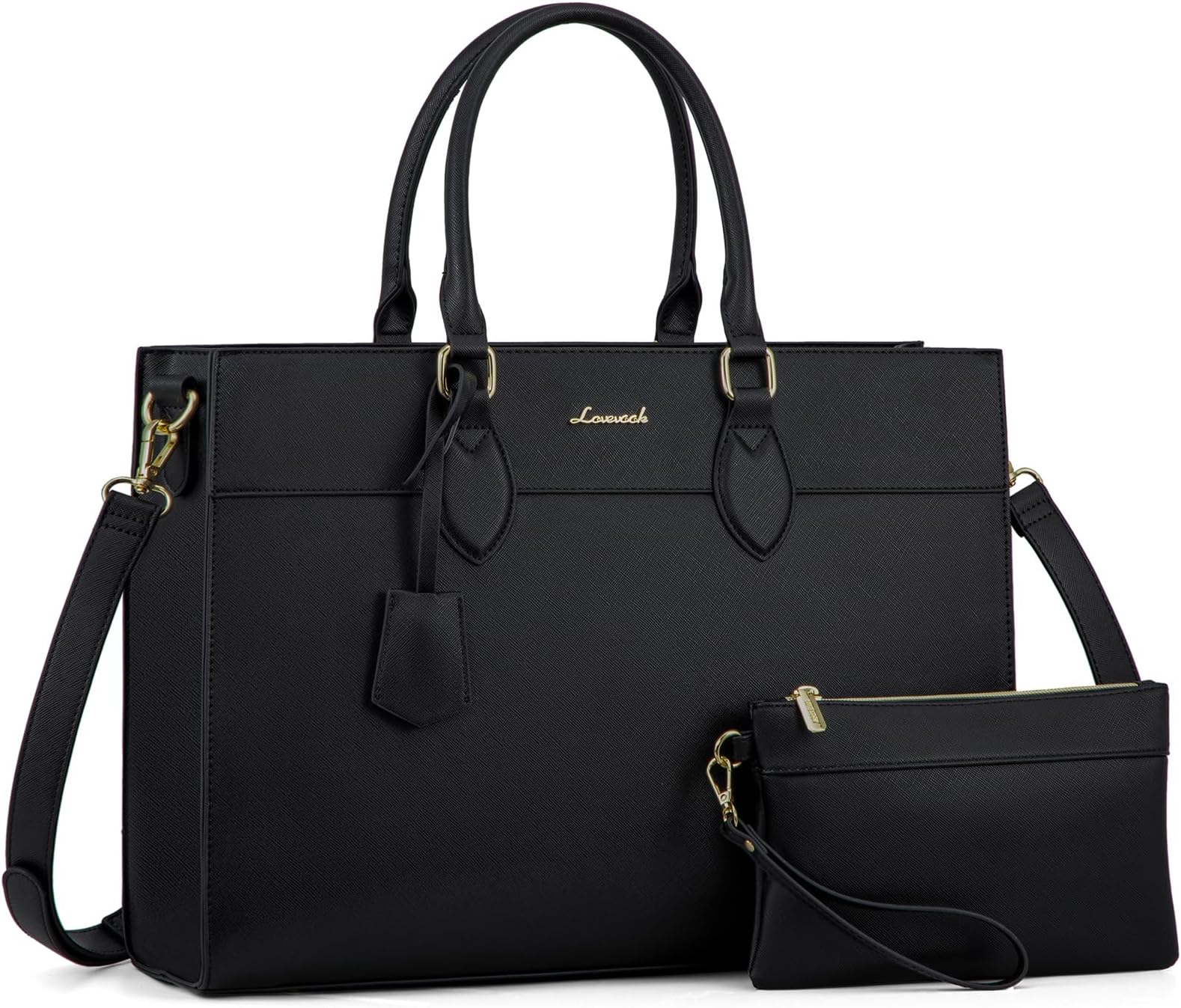 Amazon.com: LOVEVOOK Laptop Bag for Women, 15.6 inch Laptop Tote ...