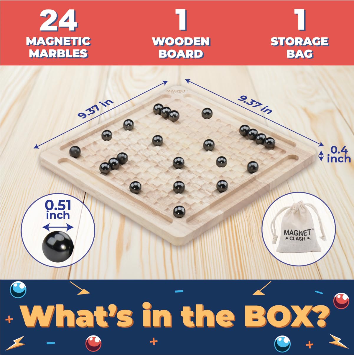 Snapklik.com : Magnet Clash - Magnetic Chess Board Game Set