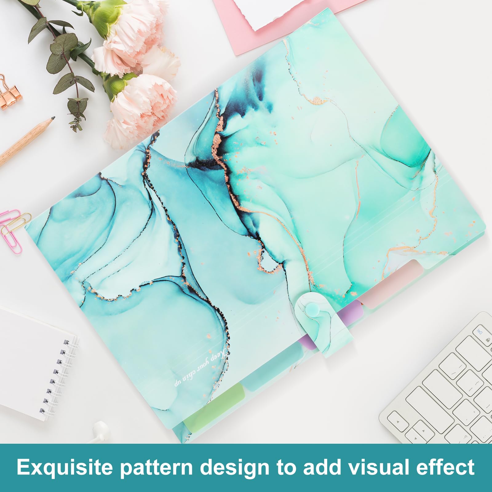 Snapklik.com : Ddaowanx Expanding File Folder, Letter A4 Size Accordion ...