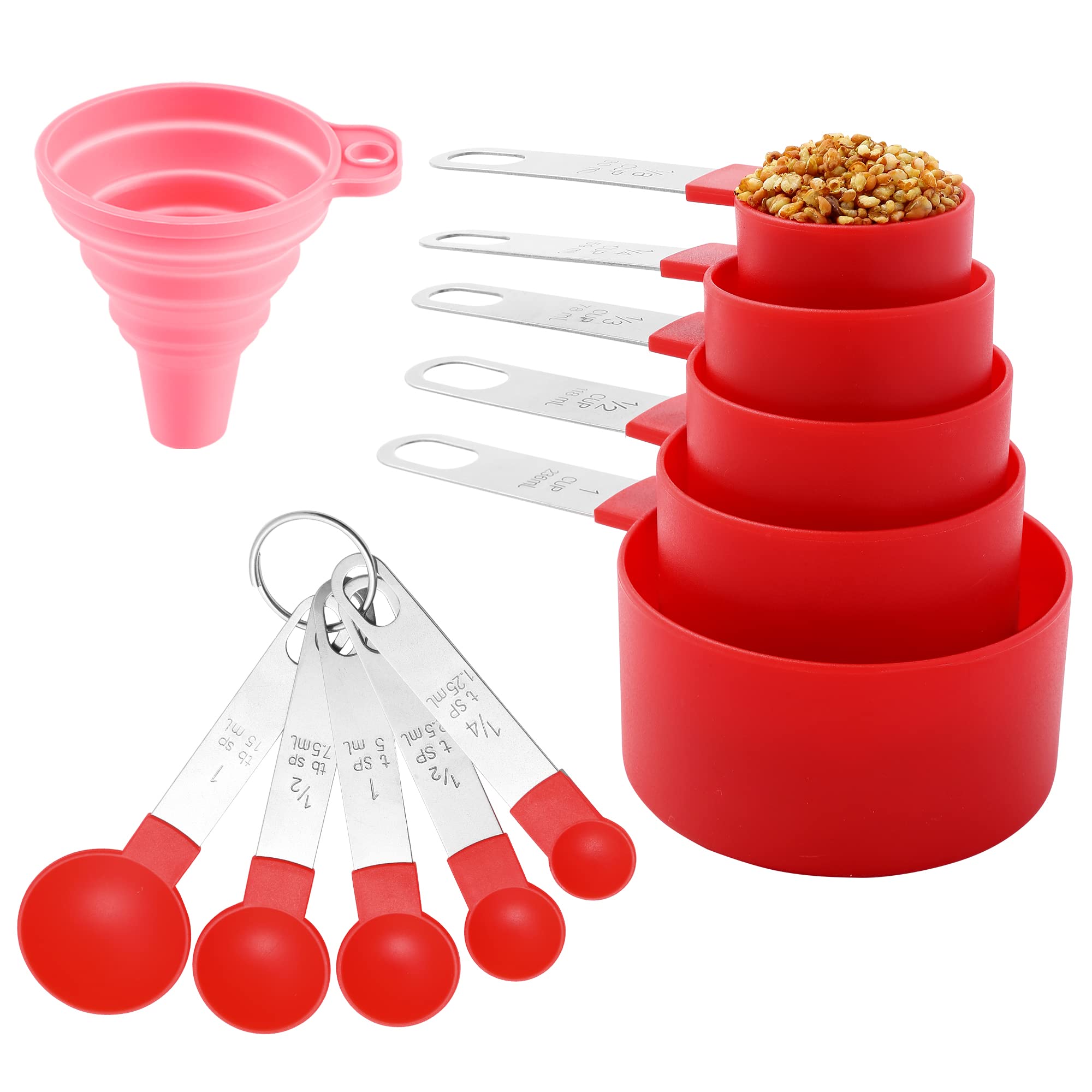 Amazon.com: Measuring Cups and Spoons Set of Huygens Kitchen Gadgets 10 ...