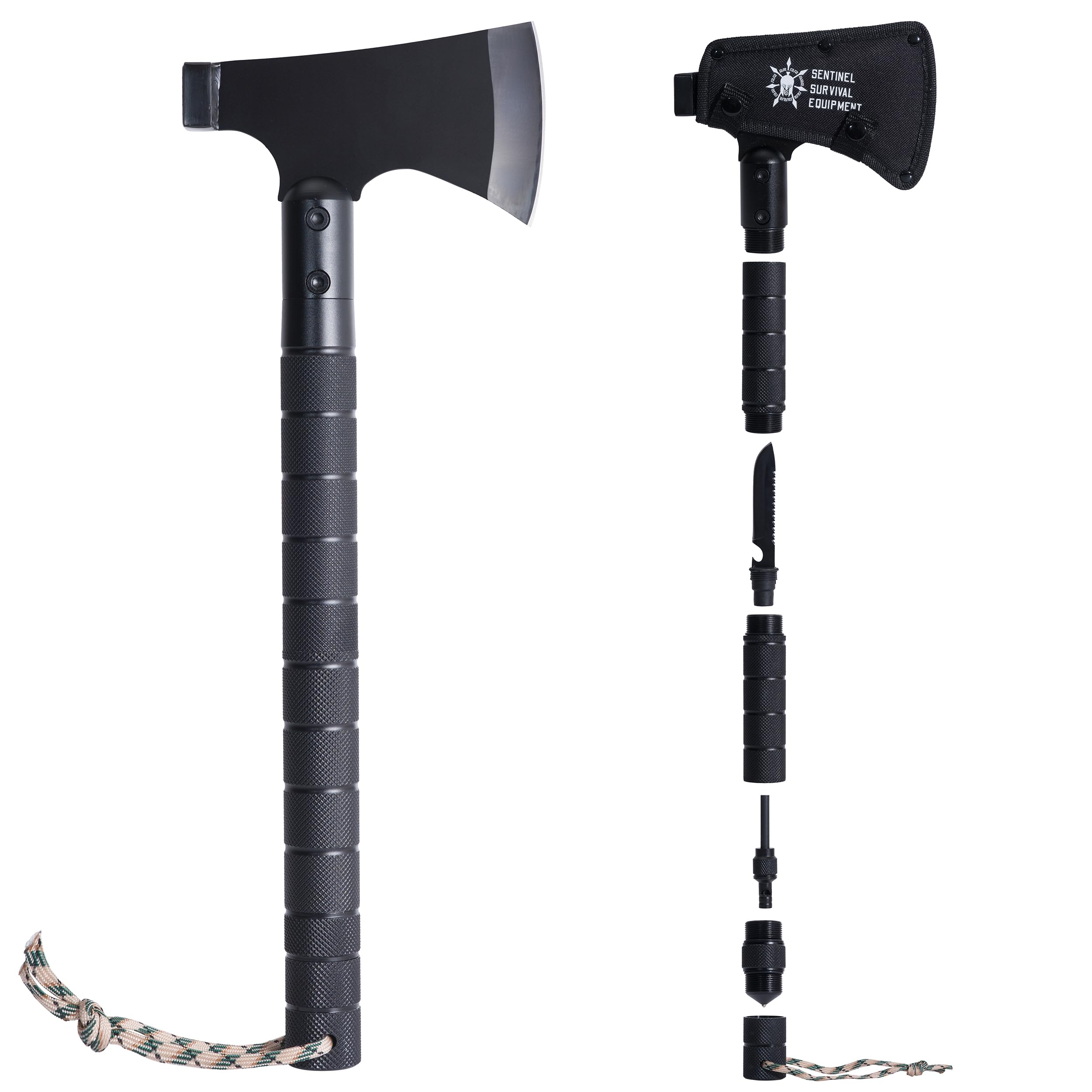 Amazon.com : Camping Hatchet - Survival Hatchet with Firestarter ...