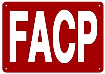 "FACP" Sign-Fire Alarm Control Panel Sign (Aluminum Reflective Signs ...