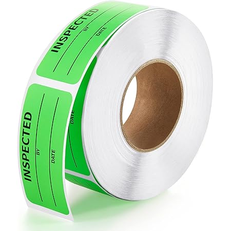 Amazon.com : Self Laminating Preventative Maintenance Stickers 1 x 2 ...