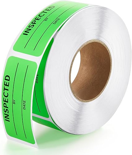 Amazon.com : Gersoniel 1 x 2.25 Inch Quality Control Inventory Labels ...