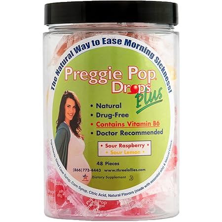 Amazon.com: Preggie Pop Drops Plus Fortified with Vitamin B6 - Morning ...