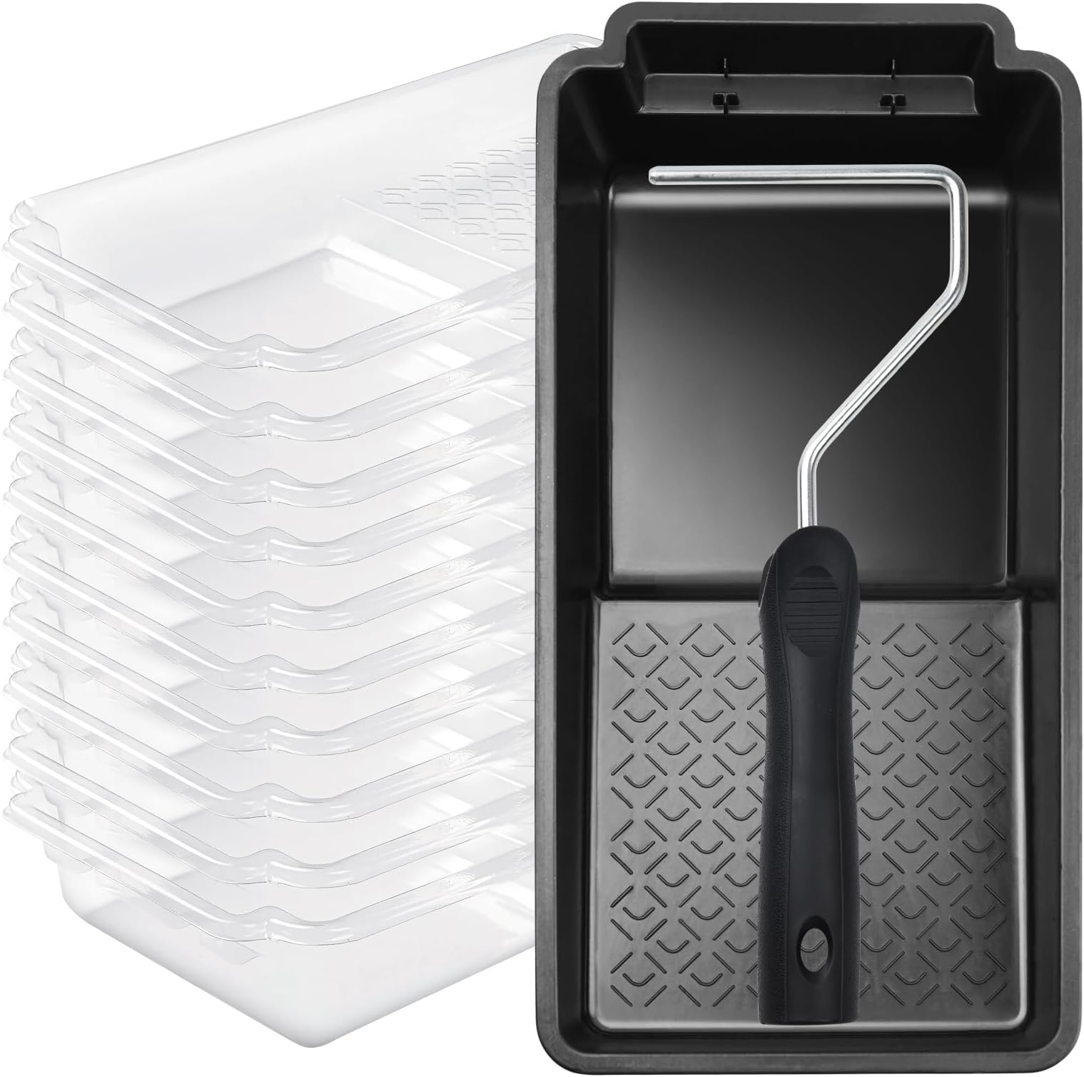 Amazon.com: Plastic Mini Roller Paint Tray, Deep Well Paint Trap,4 ...