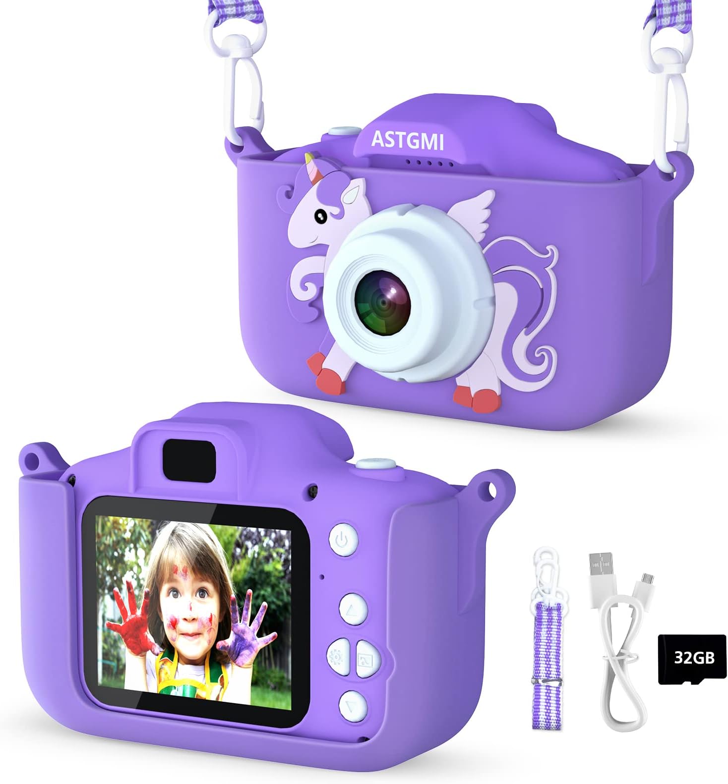 Amazon.com: Kids Camera,Upgrade HD Digital Camera for Toddlers, Kid ...