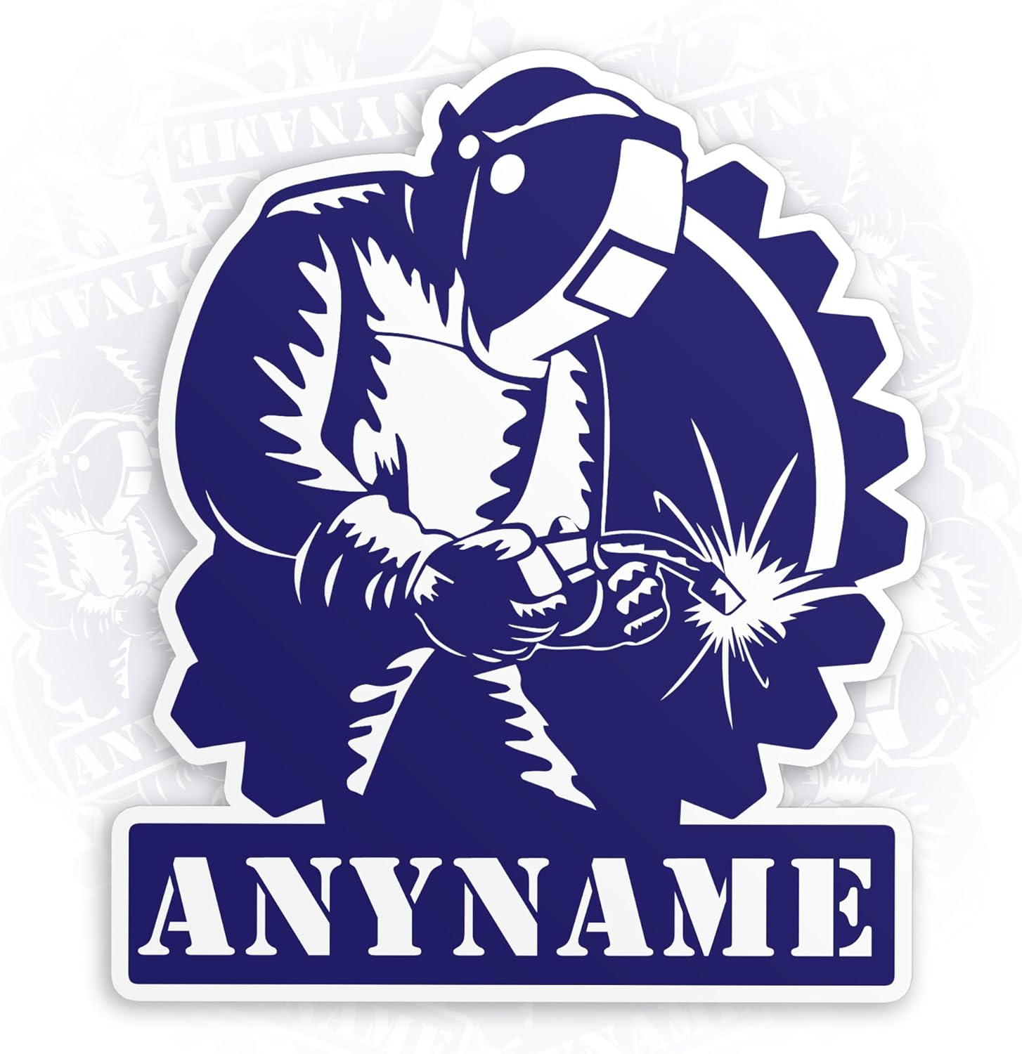 Amazon.com: Custom Welder Name Sticker Personalized Welder Welding ...