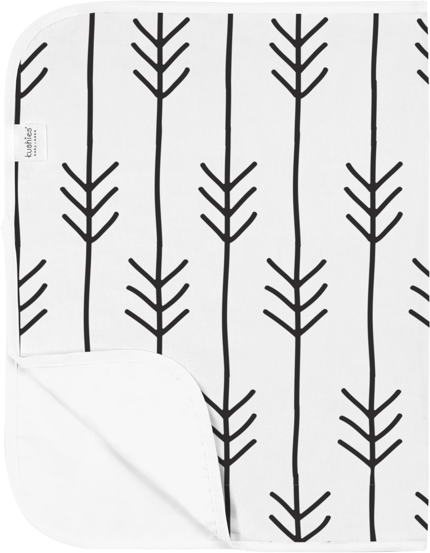 Amazon.com: Kushies Deluxe Change Pad Flannel, One Direction Black ...