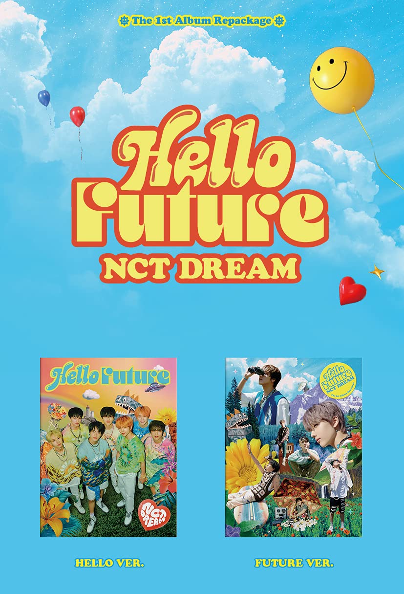 S.M NCT Dream - Hello Future (Vol.1 Repackage) Album+Extra Photocards Set (Future ver ...