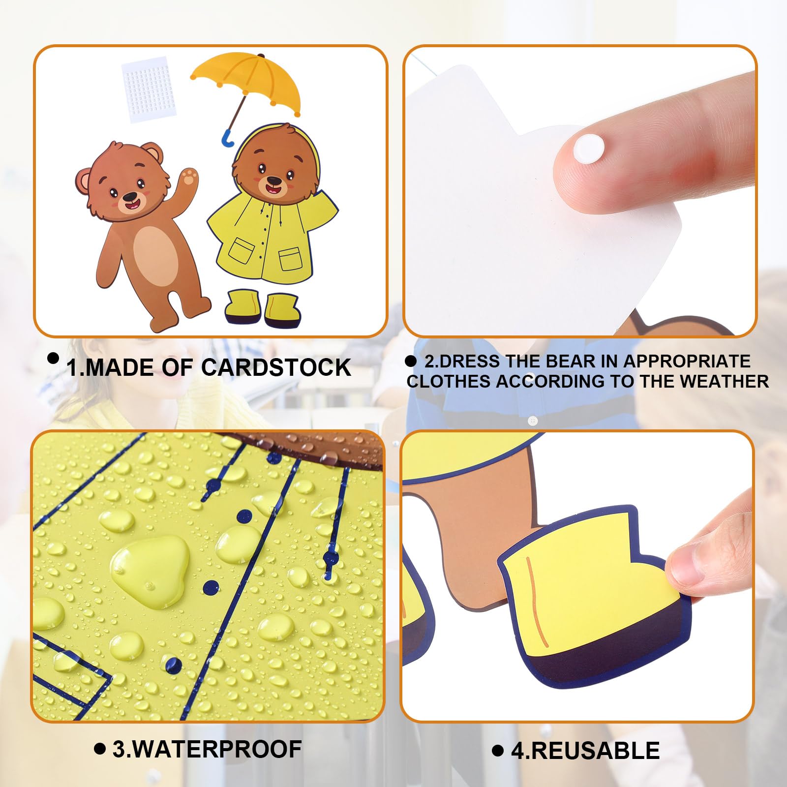 Snapklik.com : Gilprop 58 Pcs Weather Bulletin Board Set For Classroom ...