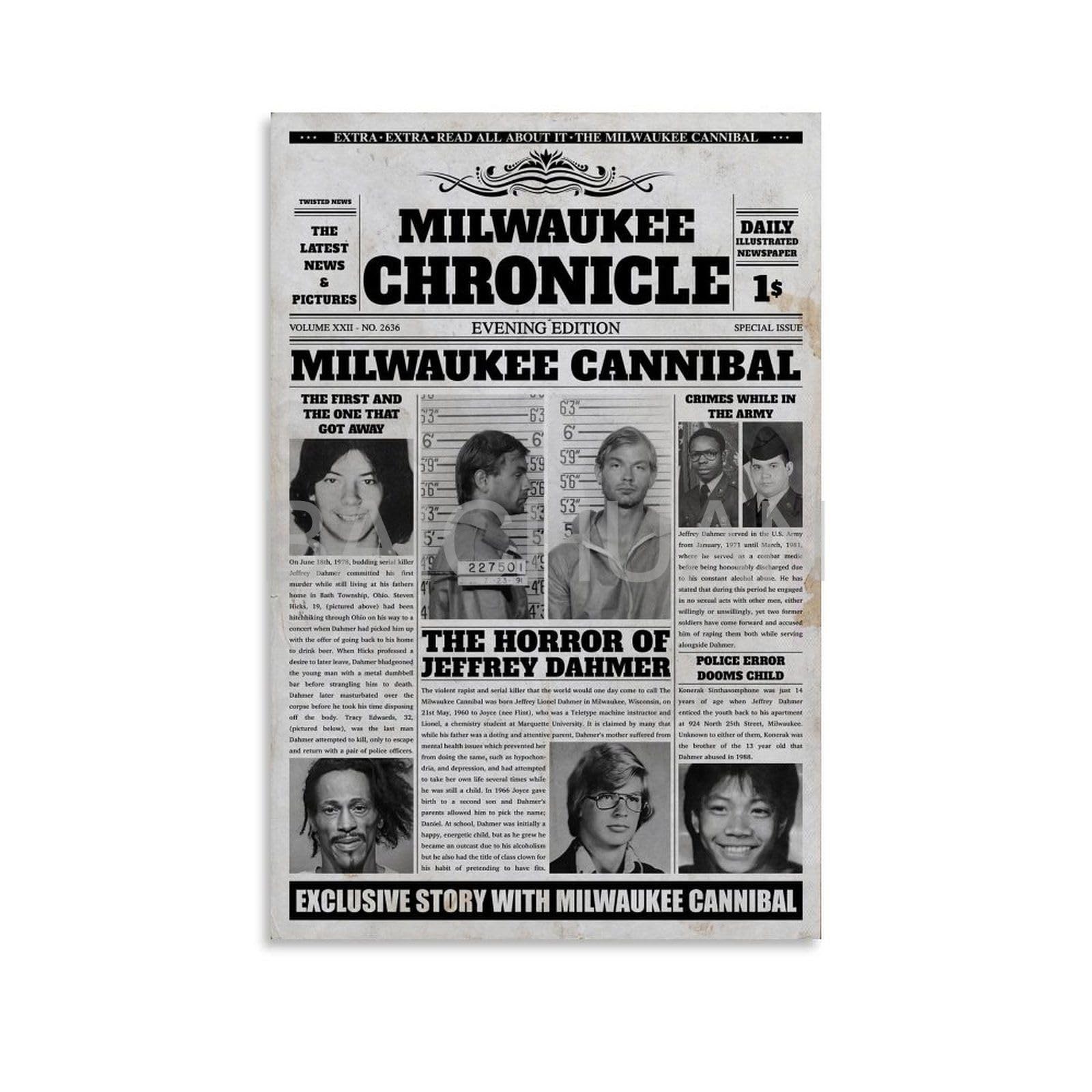 Jeffrey Dahmer Teschi Dipinti Jeffrey Dahmer Serial Killer Cannibale