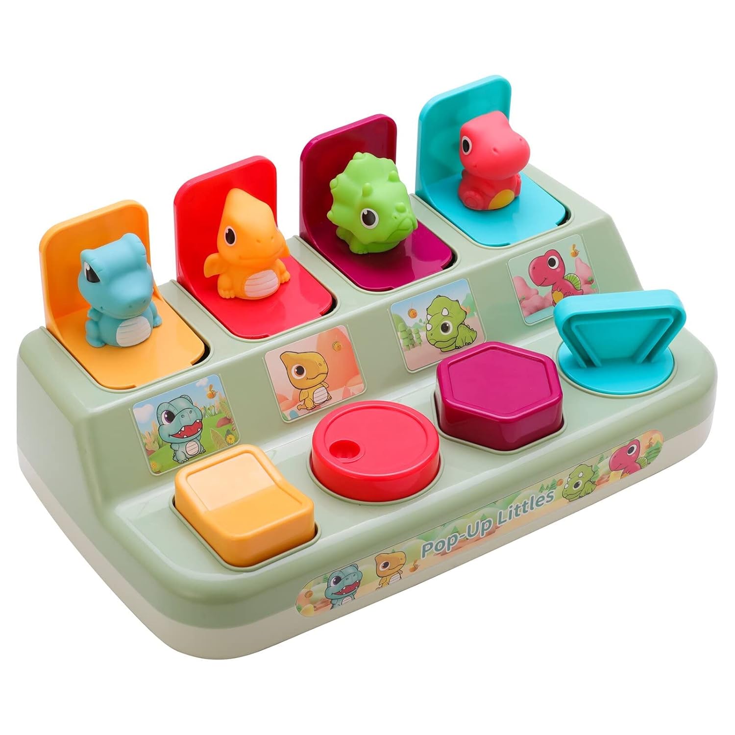 PATPAT® Cartoon Dinosaur Toy for Kids Pop Out Switch Toy Activity Toy ...