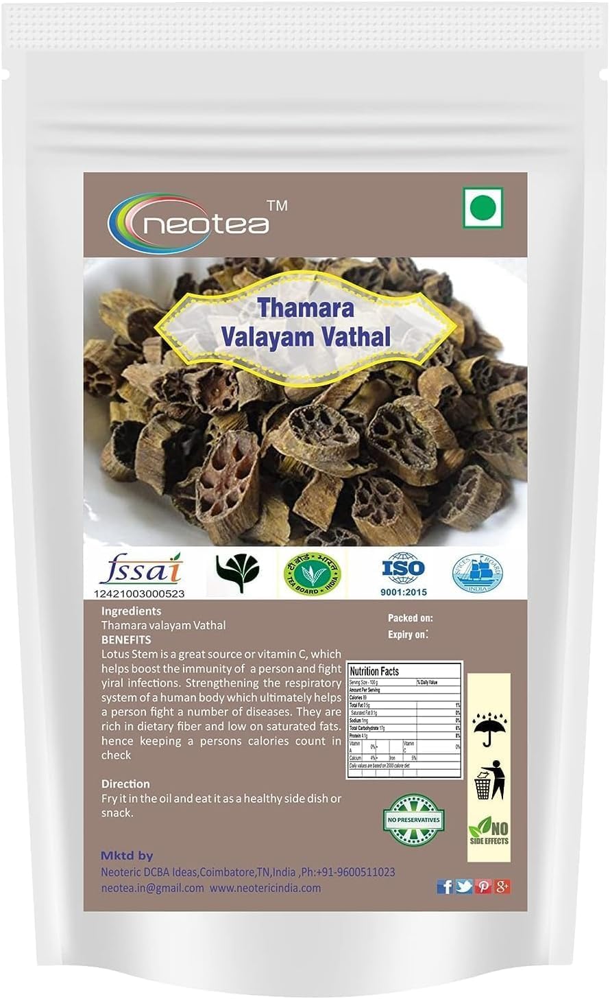 Amazon.com: VAINA Thamara Valayam Vathal, 500G : Grocery & Gourmet Food