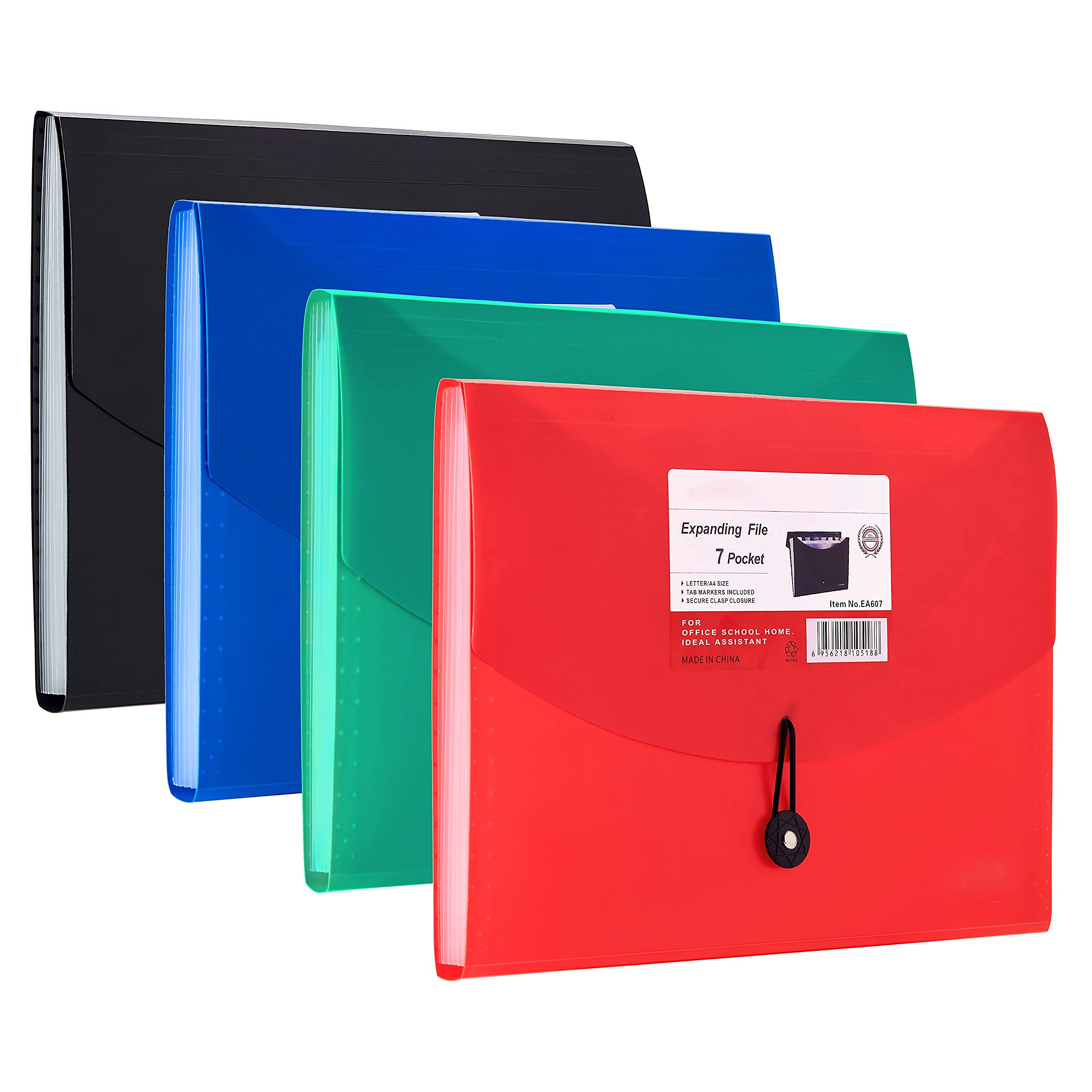 Snapklik.com : FANWU 4 Pack Expanding File Folders