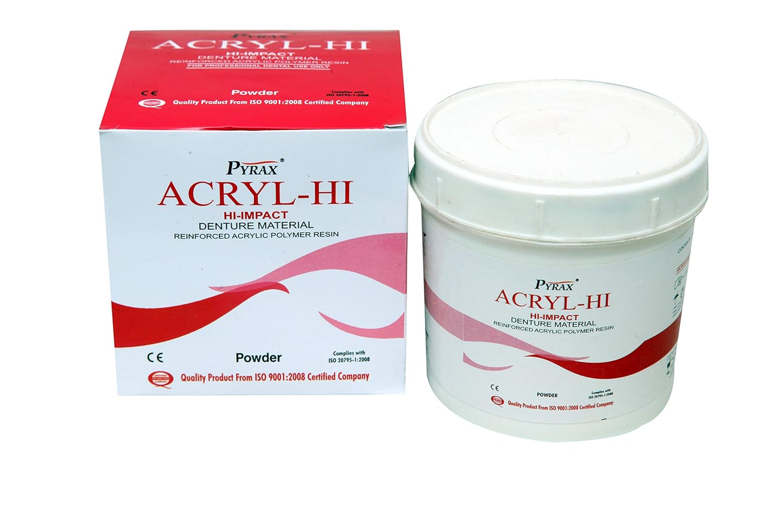 PYRAX ACRYL HI-IMPACT DENTURE BASE MATERIAL (LIGHT VEIND, 1 Kgs ...