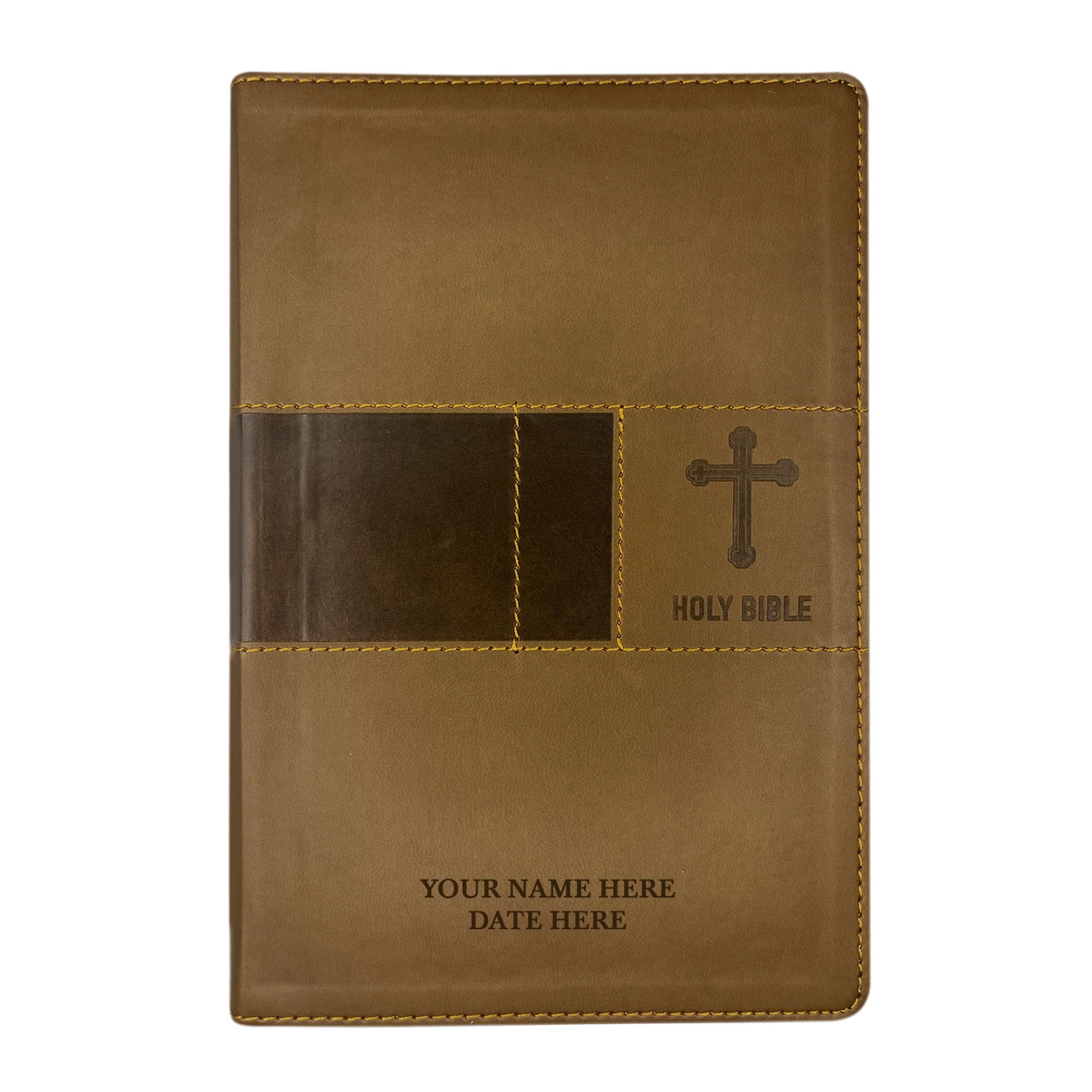 Amazon.com: Personalized NIV Holy Bible Premium Indexed Small Print ...