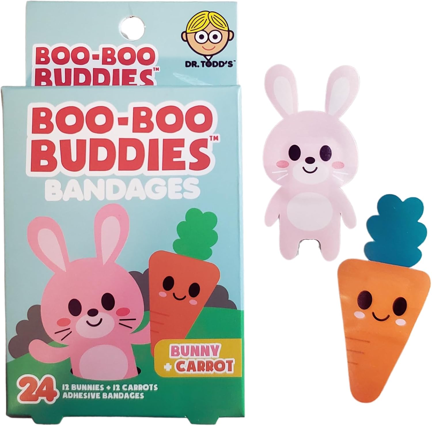 Amazon.com: Boo Boo Buddies Kids Adhesive Bandages, Kids Self-Adhesive ...