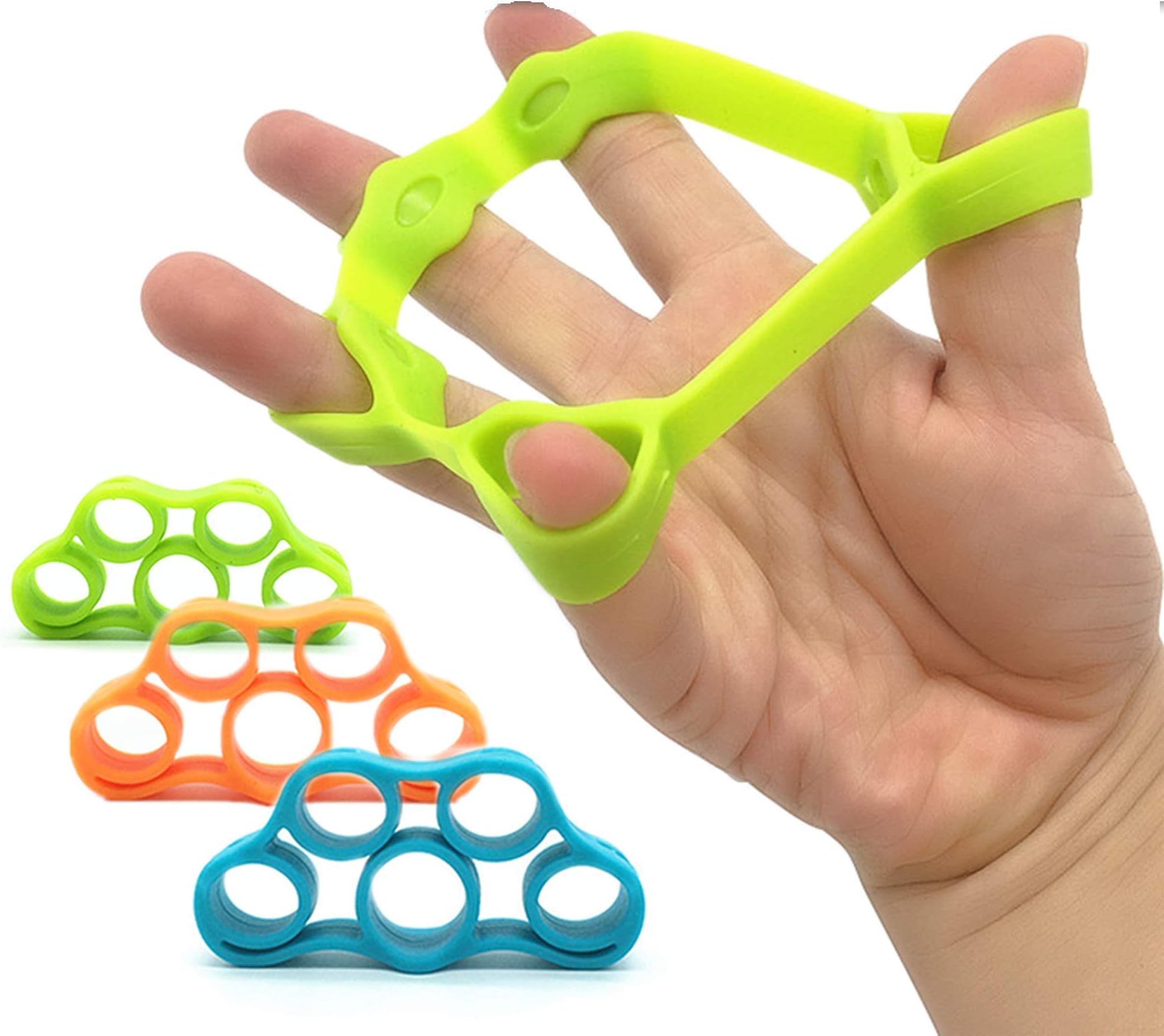 Buy Izoo® Best Finger Exerciser 3 pcs - Resistance Bands Hand Grip ...