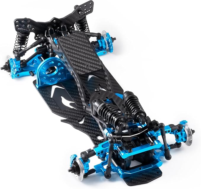 Amazon.com: Zolikar Alloy & Carbon RC Chassis Frame Body Kit for 1/10 ...