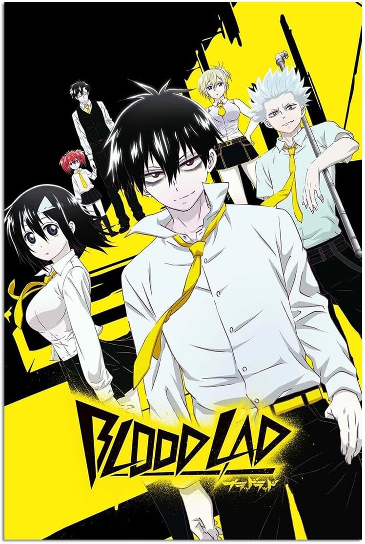 Amazon.com: Blood Lad Poster Japanese Anime Canvas Wall Art Blood Lad ...