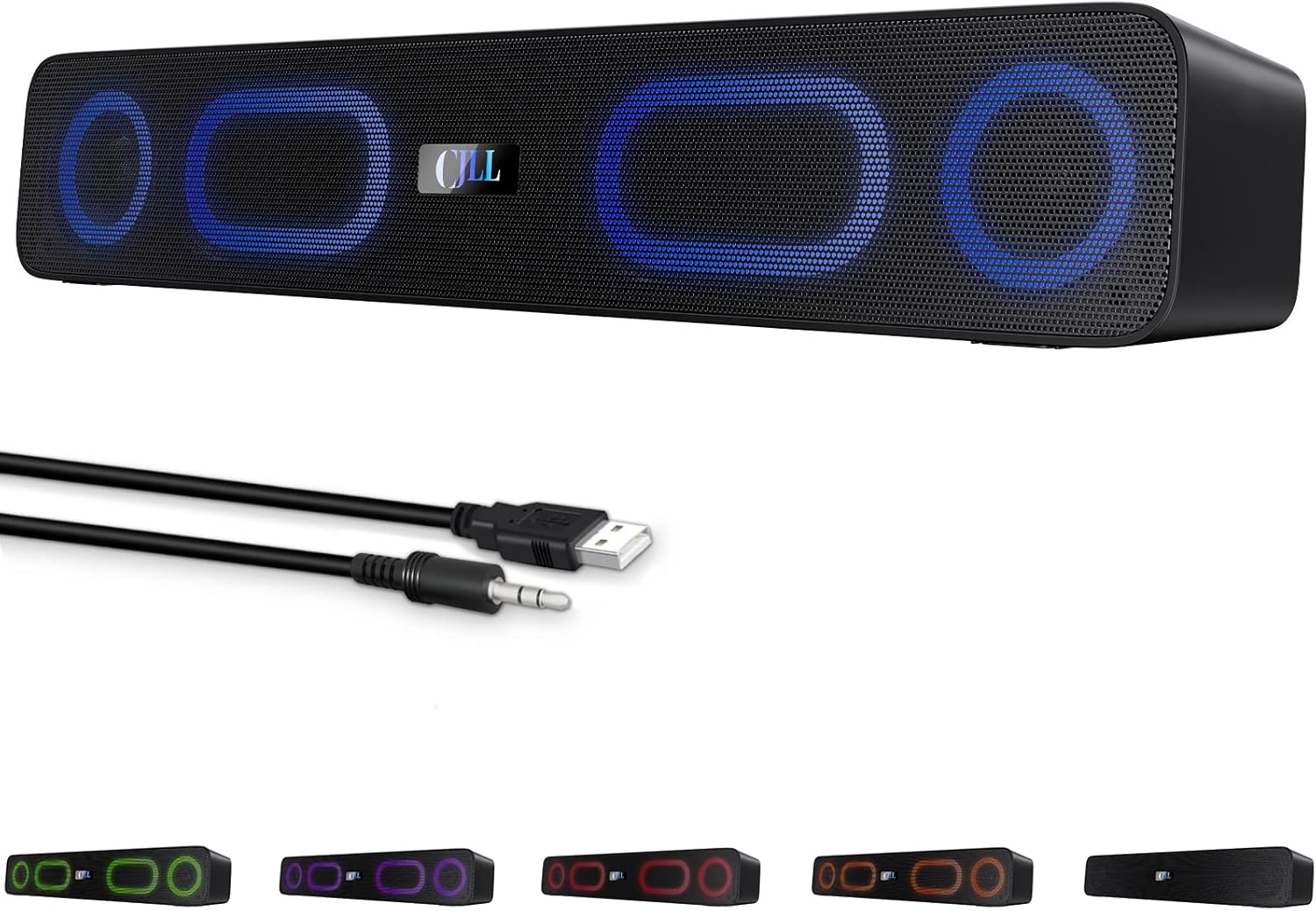 ZETIY PC Speaker, Gaming Computer Speaker Soundbar Music Boxes, 3.5mm ...