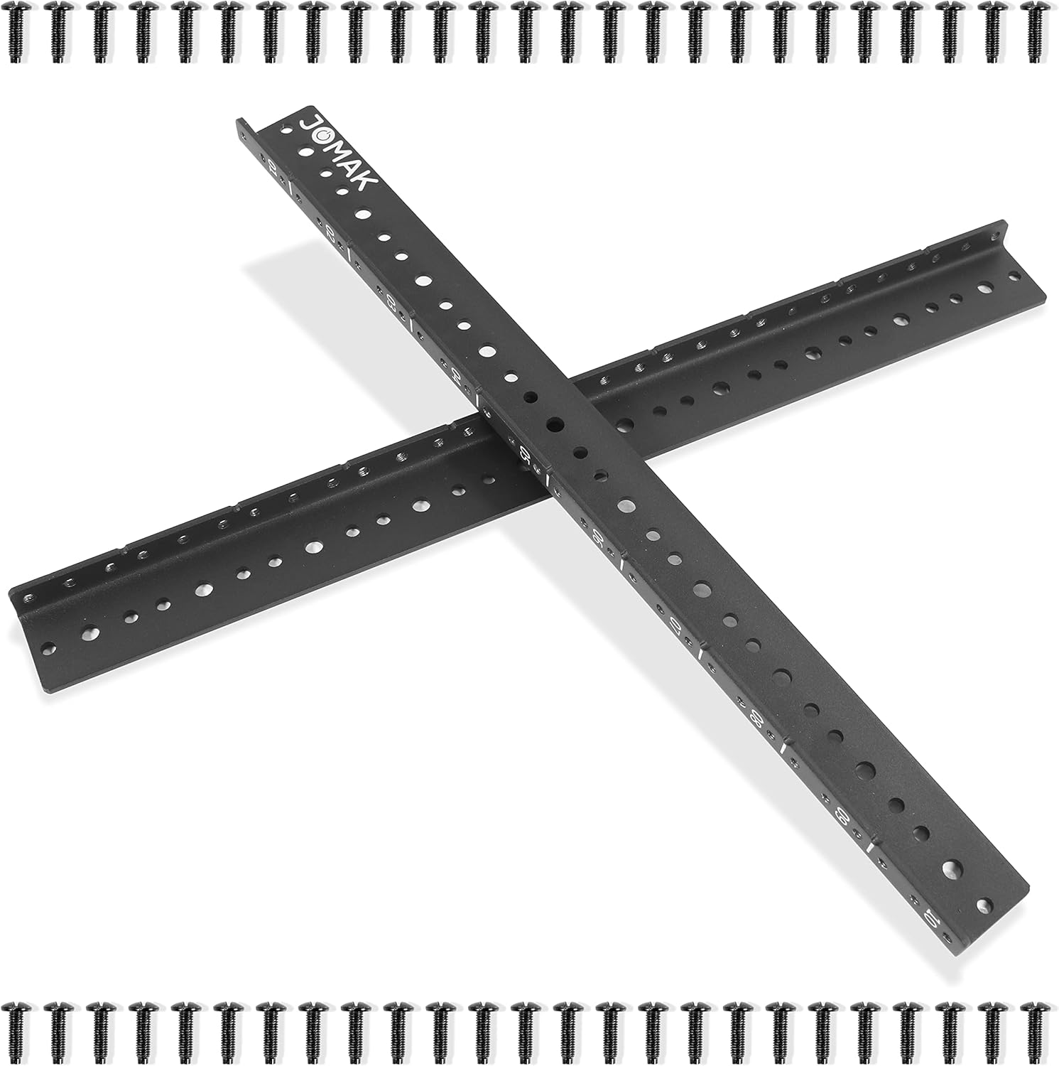 Amazon.com: GAILFIELD 10U Rack Rails (2-Pack) Powder Coated Alloy Steel ...