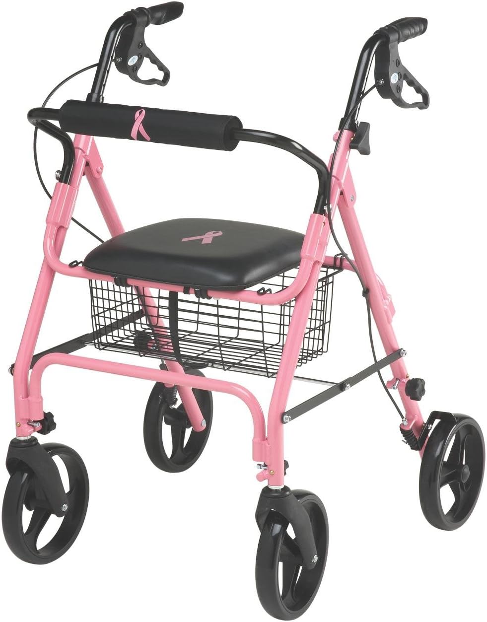 Amazon.com: Medline Rollators with 8 Inch Wheels, Pink : Health & Household