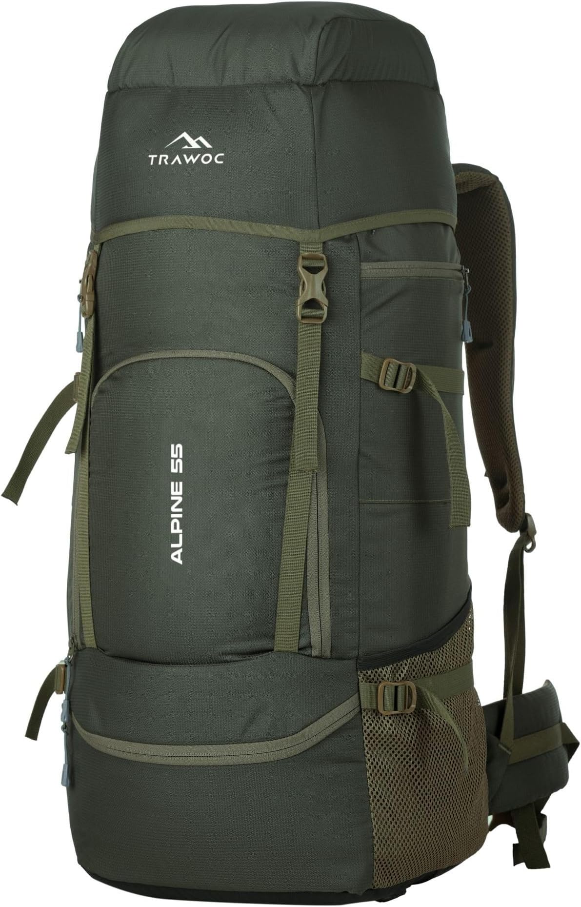 TRAWOC VORTEX 60 Ltr Travel Backpack Hiking Trekking Bag Rucksack Bag ...