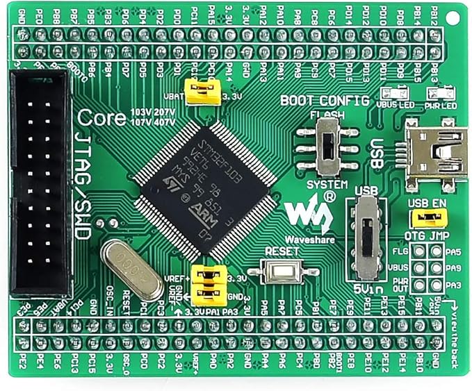 Amazon.com: Waveshare STM32 Core Board STM32F103 STM32F103VET6 ARM ...