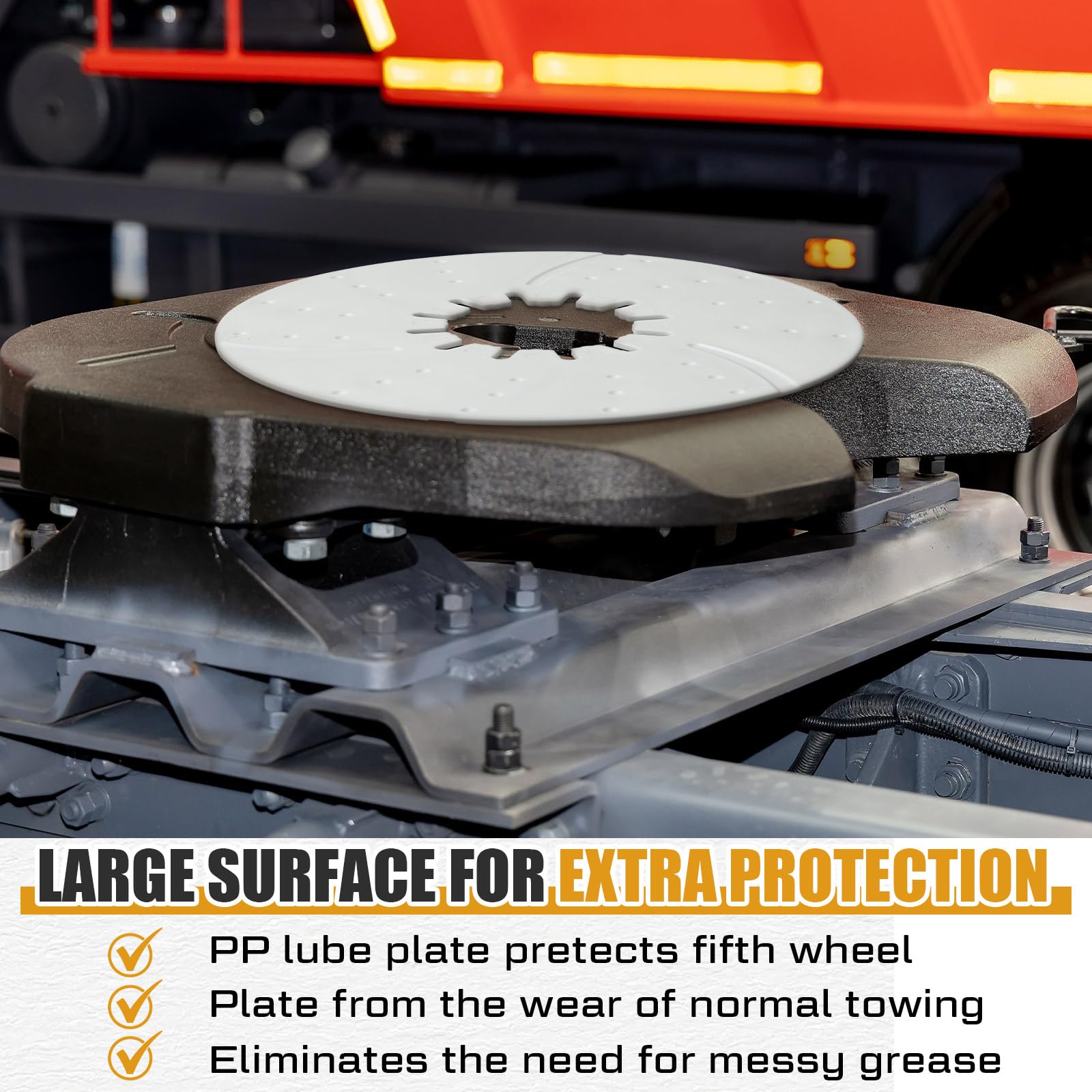 Snapklik.com : Threlaco 2 Pack 5th Wheel Hitch Lube Plate 10 Inch RV ...