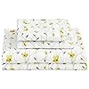 Amazon.com: NSNLGSGC Yellow Gingham Queen Sheet Set, Soft Brushed ...
