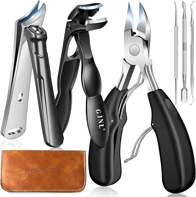 Amazon.com : Toenail Clippers for Seniors Thick Nails, Angled Head Toe ...