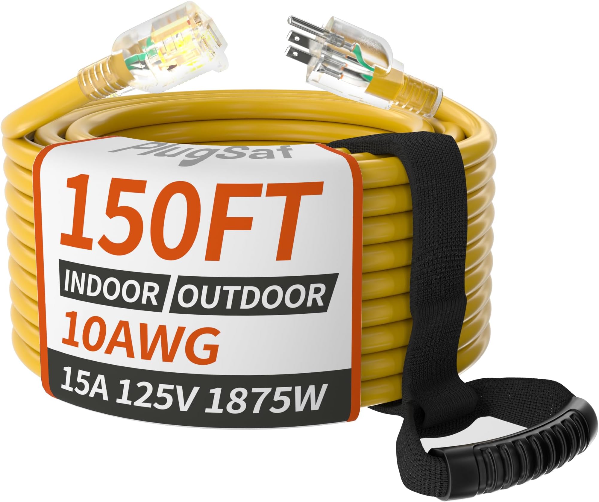 Amazon.com: 150ft 10/3 Gauge Outdoor Extension Cord Waterproof with ...