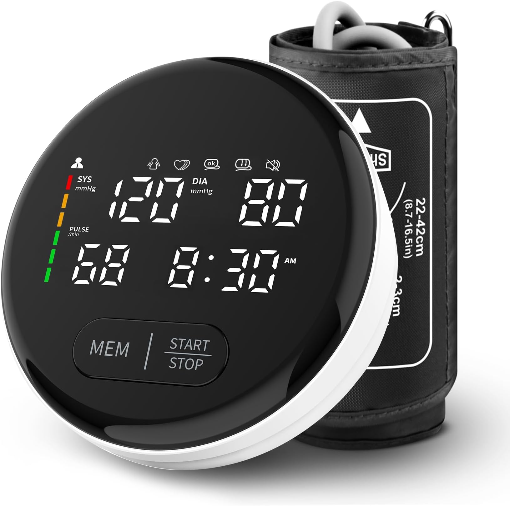 Amazon.com: Blood Pressure Monitor Upper Arm Monitors for Home Use ...