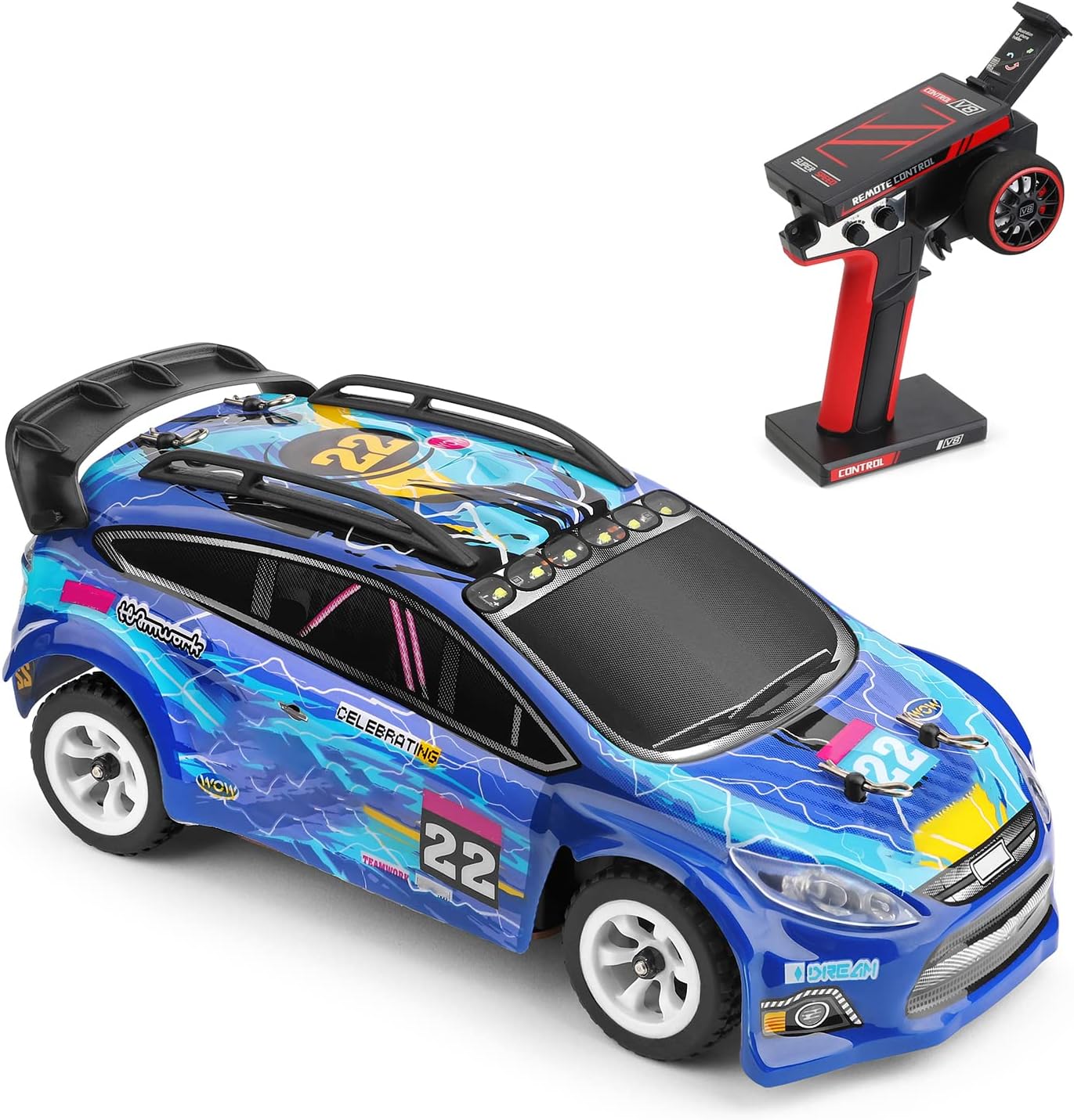 Goolsky WLtoys 284010 RC Drift Car, Remote Control Car with Headlight 1 ...