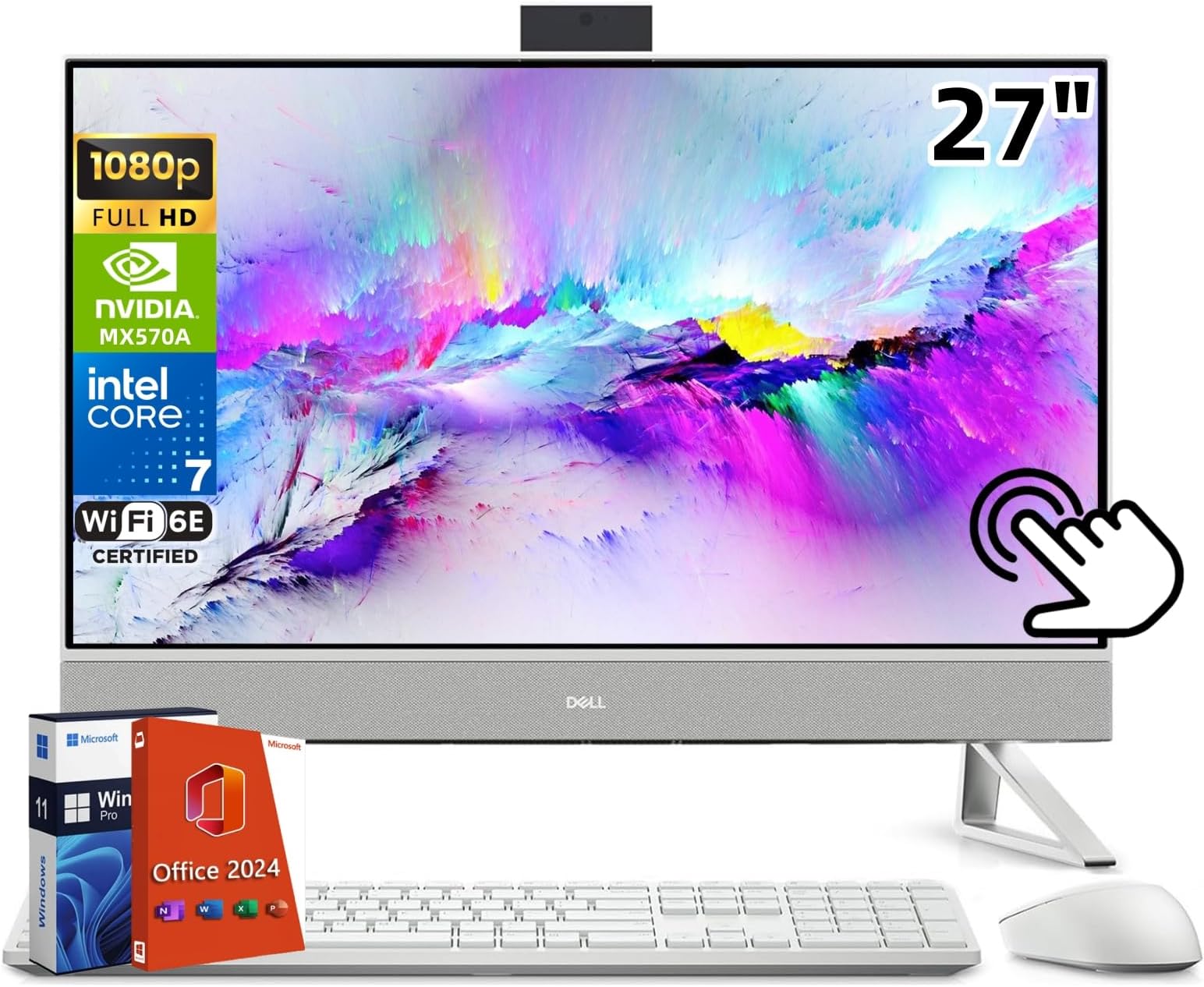 Amazon.com: Dell Inspiron 7730 27 Inch All-in-one Desktop, FHD Touch ...