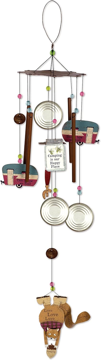Amazon.com : Sunset Vista Designs Squirrel Wind Chime : Patio, Lawn ...
