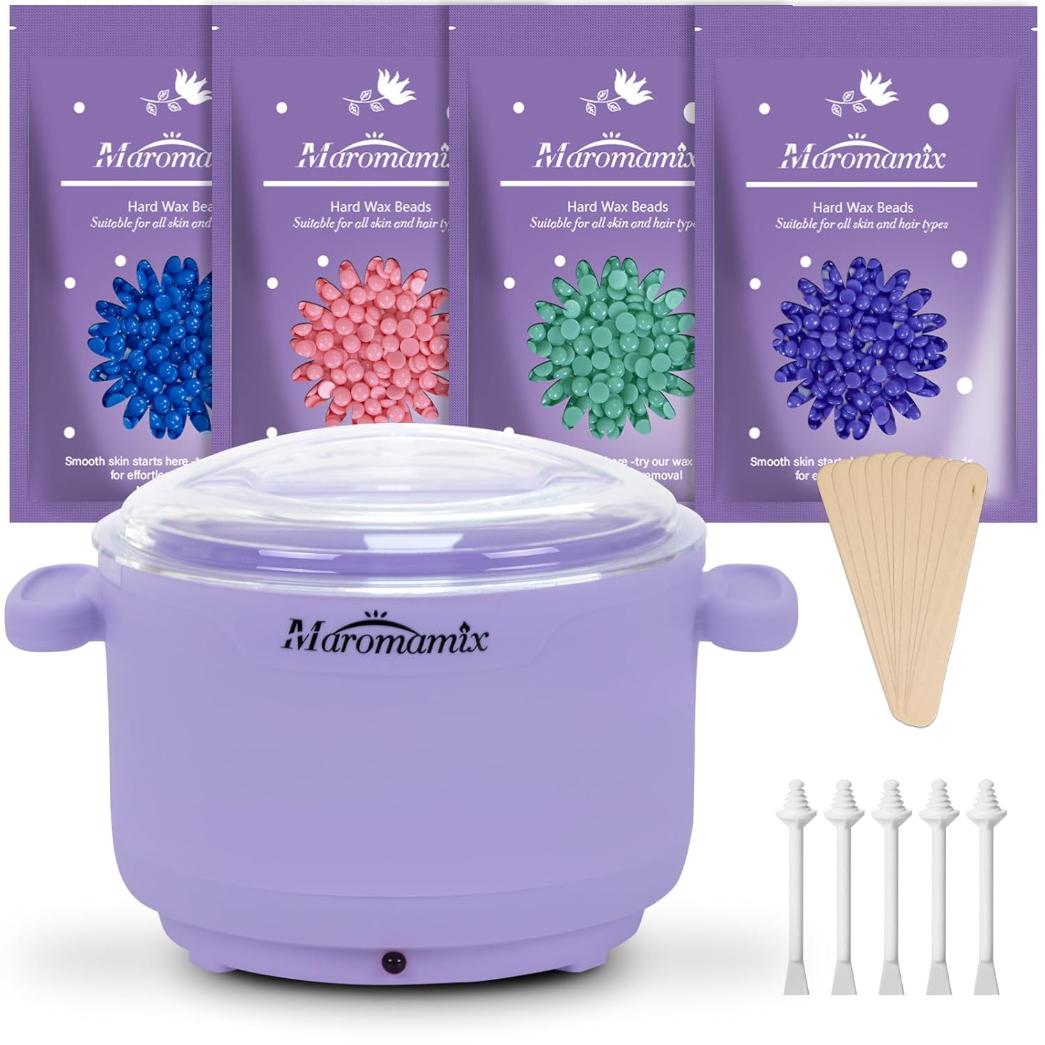 Amazon.com: Waxing Kit -Silicone Wax Warmer for Hair Removal with 4 ...