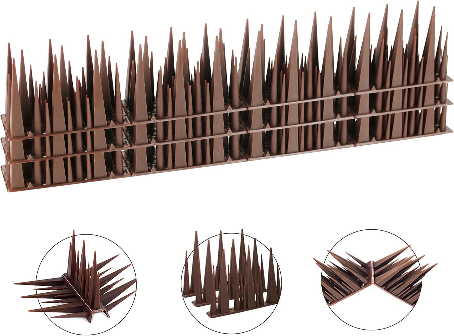 Amazon.com : KOKMEYA Bird Spikes 1.2m Four Stage Tall Bird Spikes ...