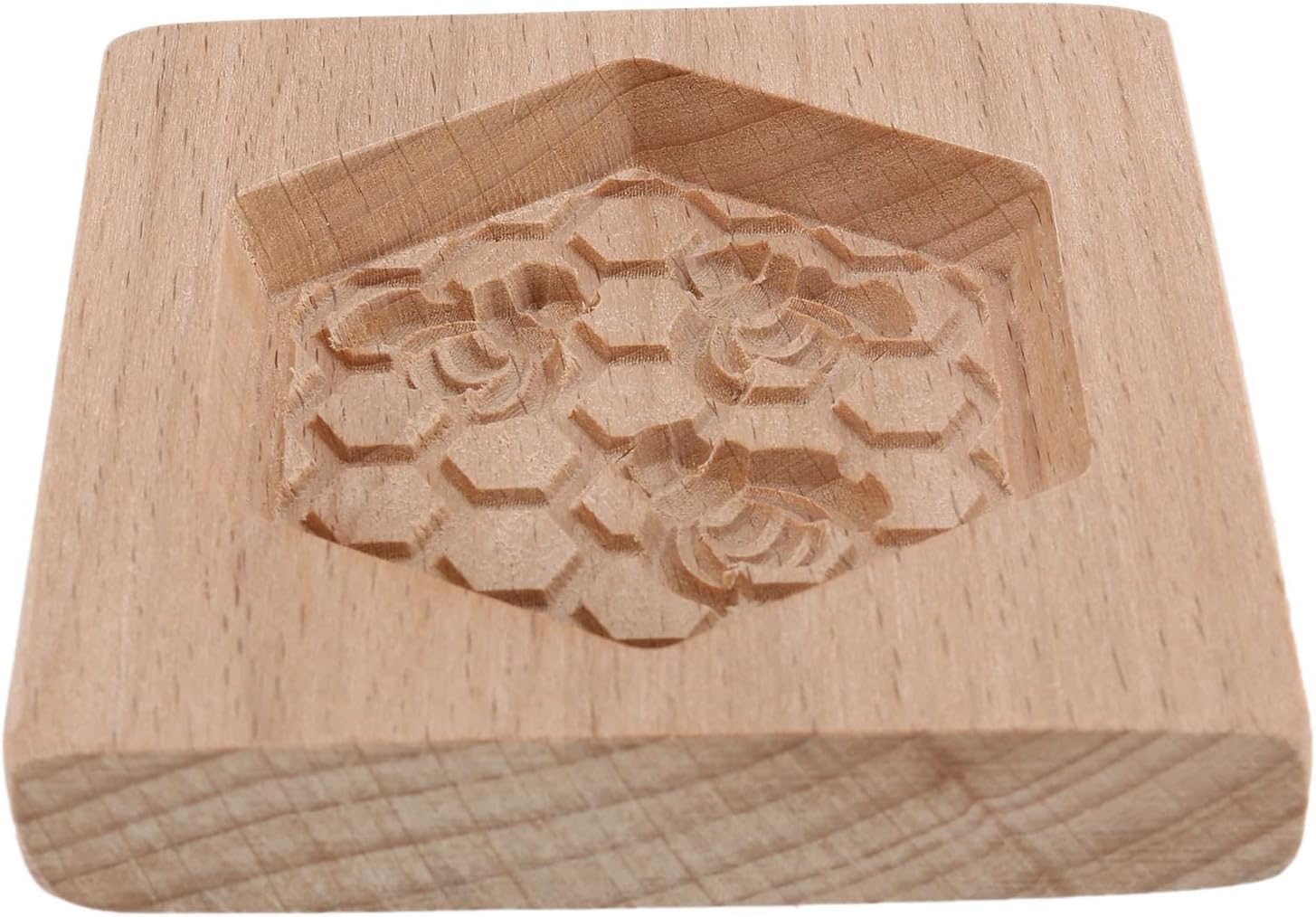 Amazon.com: Geynutaly Cookie Mold Shortbread Mold Wooden Biscuit Cutter ...