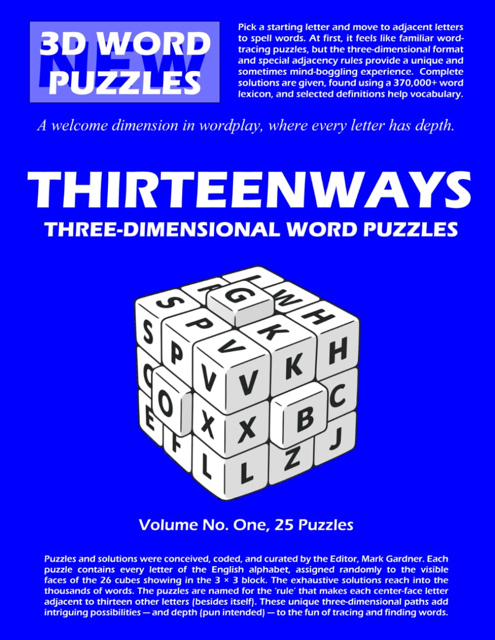ThirteenWays Three-Dimensional Word Puzzles: Volume No. One: Gardner ...